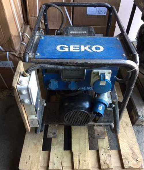 Генератор бензиновый geko 12001E-S/seba