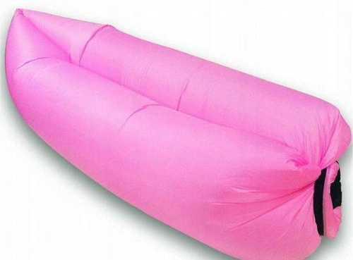 Надувной диван-лежак Ламзак. Розовый