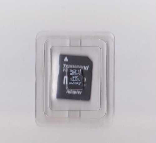 Карта памяти MicroSD 4gb + Adapter