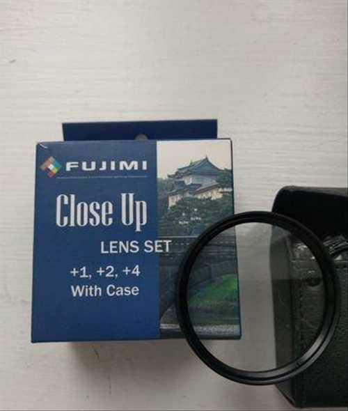 Fujimi Close Up lens SET 58mm +1, +2, +4