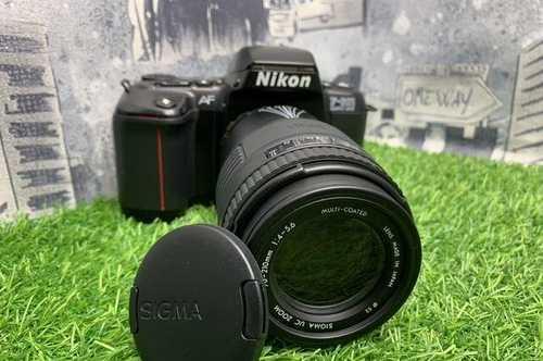 Nikon F-601+Sigma AF 70-210 mm 4-5.6 UC Zoom