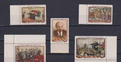Годовой набор СССР 1954 год ** Все марки с полями