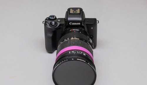 Фотоаппарат Сanon M50, объектив Sigma 17-50 f2.8