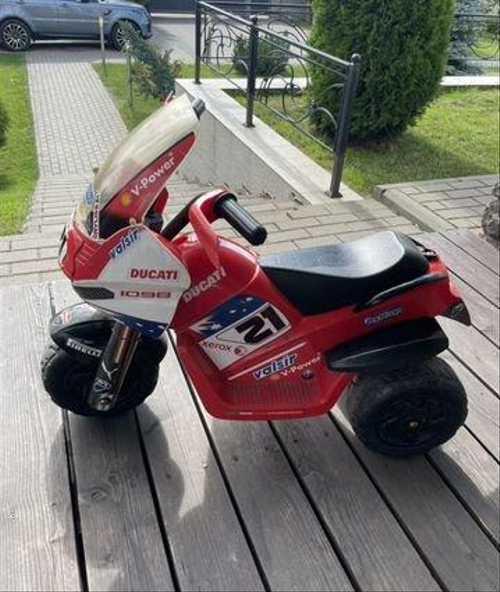 Детский электромотоцикл Ducati