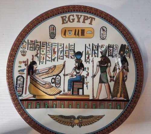 Тарелка декоративная сувенирная Египет
