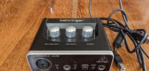 Внешняя звуковая карта behringer u phoria um2 обзор