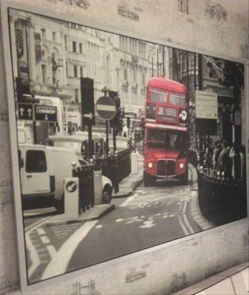 Картина IKEA икея автобус Лондон