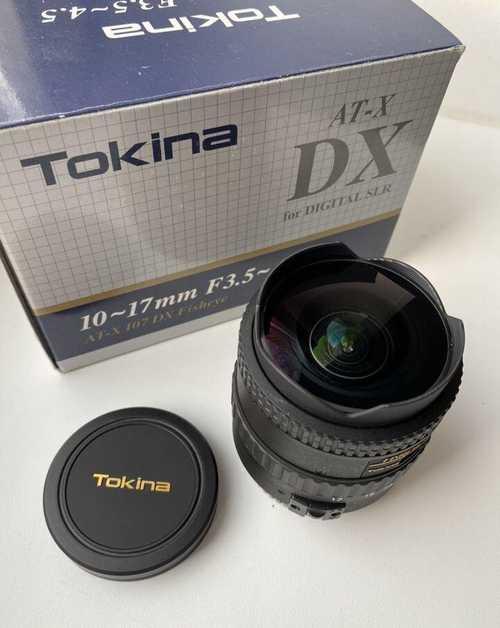 Tokina AT-X 107 AF 10-17mm f/3.5-4.5 DX Fisheye fo