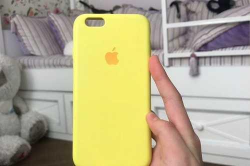Чехол на iPhone 6 оригинал, цвет солнечно-жёлтый