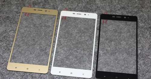 Xiaomi Redmi 4 стекло черная рамка дост