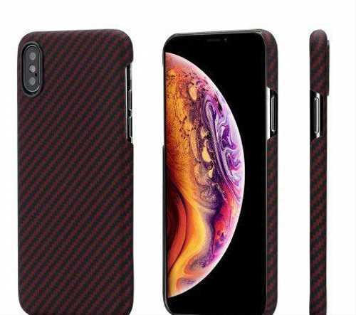 Чехол pitaka MagEZ Case для iPhone Xs Max красный