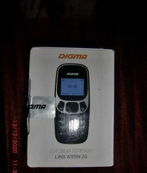 Мобильный телефон Digma Linx A105N 2G нов