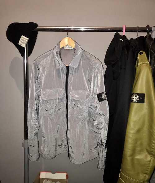 Stone island nylon metal ripstop overshirt