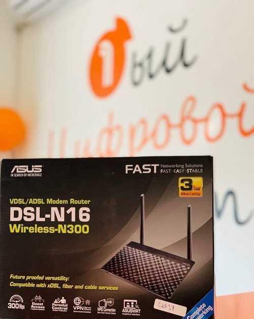 Wi-Fi роутер asus DSL-N16 под домашний телефон