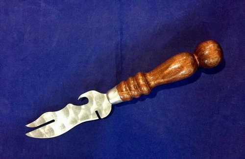 Нож вилка 6 в 1 для снятия мяса с шампура