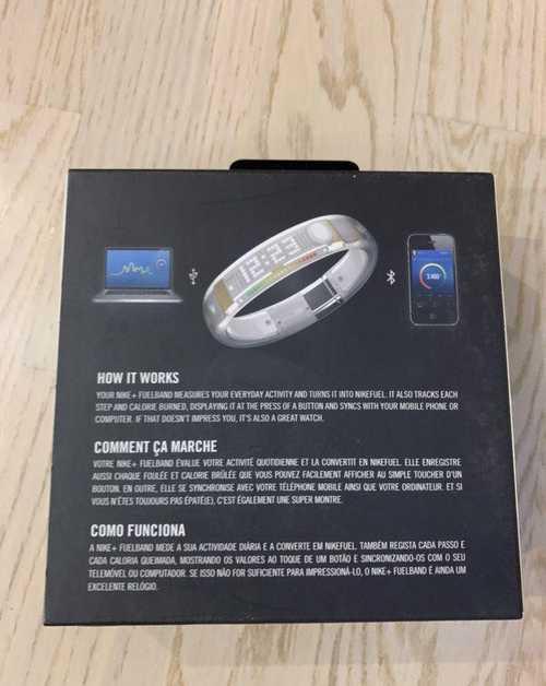 Спортивный браслет Nike FuelBand XL White edition