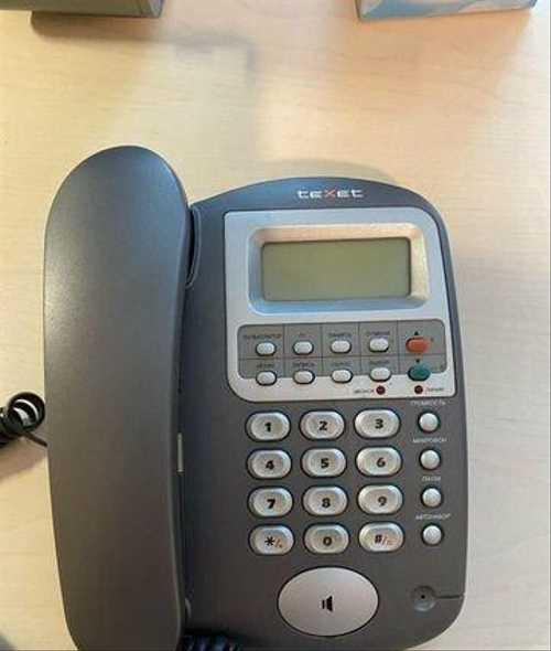 Телефон проводной texet tx-207