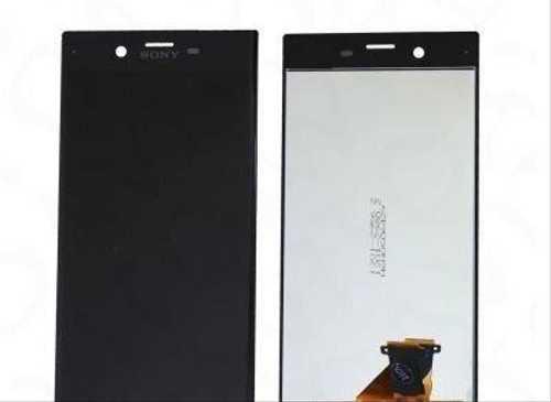 Дисплей Стекло Модуль Sony Xperia XZ F8331 Черный