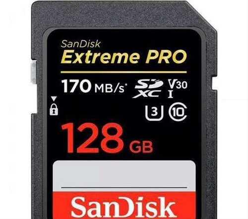 Карта памяти sdxc SanDisk 128GB Extreme Pro UHS-I