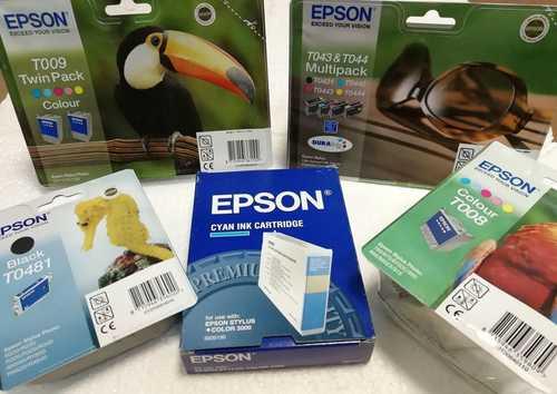 Струйные картриджи Epson