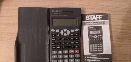 Научный калькулятор staff STF-810