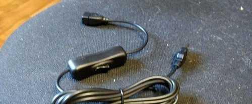 Удлинитель USB с выключателем 2м