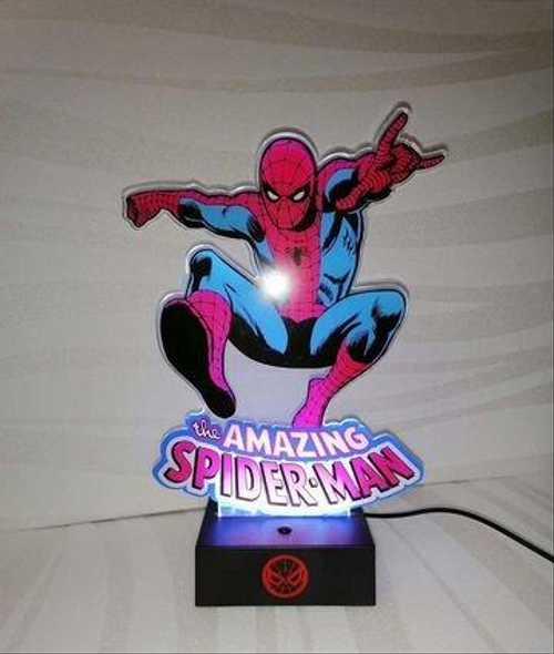 Новая лампа ночник Человек-Паук, Spider-man
