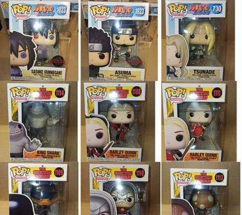 Фигурка Funko POP Sasuke, Asuma, Lady Tsunade, Ki