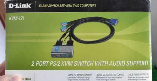 D-Link KVM-121 kvm switch квм переключатель