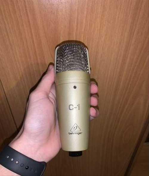 Студийный конденсаторный микрофон behringer c1 xlr