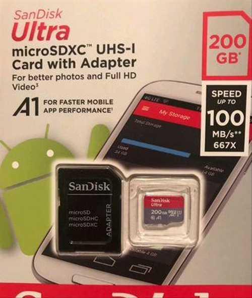 Scandisk 32 гб карта памяти microsdhc ultra