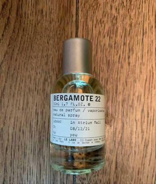 Парфюмерная вода Le Labo Bergamote 22