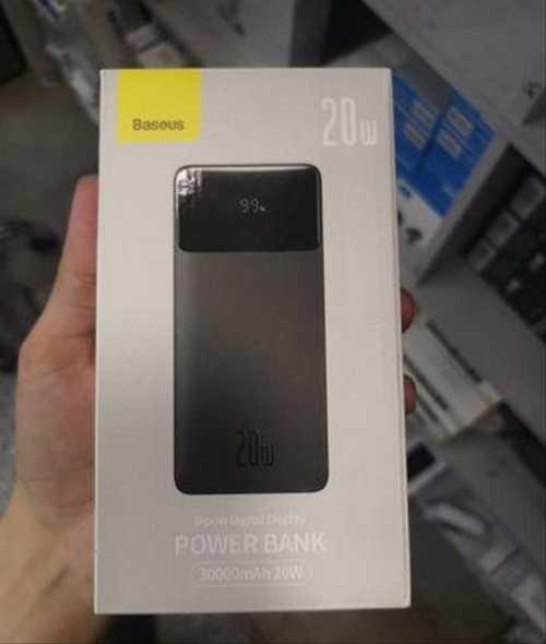 Power bank 30000mAh 20W Чёрный Baseus