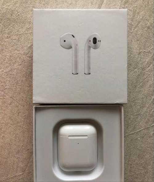 Беспроводные наушники apple airpods 2