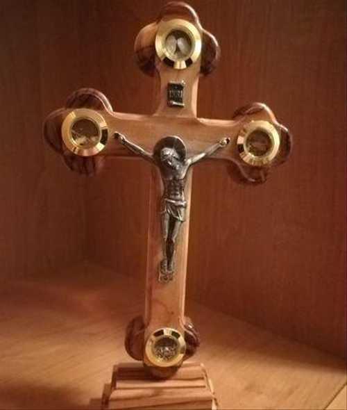 Крест из оливкового дерева из Иерусалима