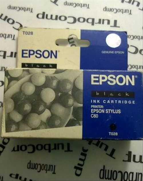 Картридж Epson T028 черный оригинал