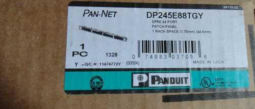 Патч-панель panduit DP245E88TGY