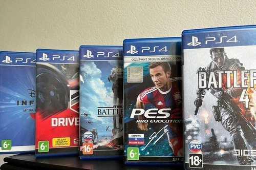 Комплект 5 игр для PlayStation 4 (PS4) Русс