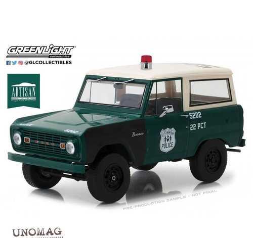 1:18 Ford Bronco "new York City Police Department"
