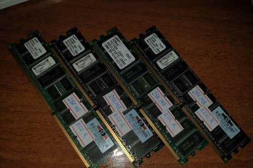 Серверная память Samsung ECC DDR PC2100R 4x256 мб