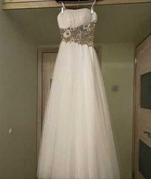 Платье jovani вечернее, свадебное, оригинал xs
