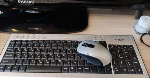 Беспроводной набор мышка + клавиатура a4tech