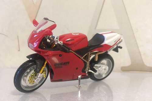 Модель мотоцикла bburago Ducati 998r 1:18
