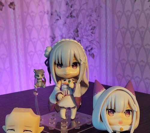 Аниме фигурка nendoroid (бутлег) re:zero Emilia