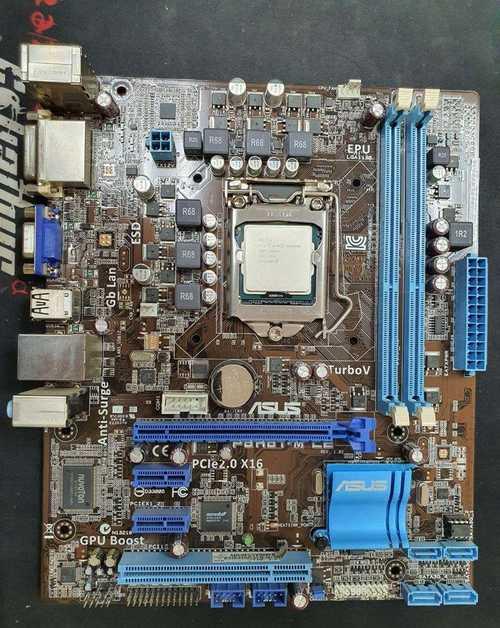 MB Asus P8H61-M LE + CPU Xeon 1245v2 3.4Ghz