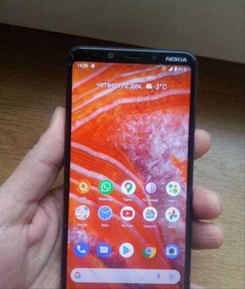 Nokia 3.1 plus 3/32 полностью рабочий android 10