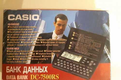 Casio DC 7500RS Банк данных