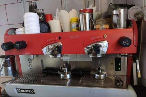 Кофемашина Rancilio epoca, 2х- рожковая, б/у