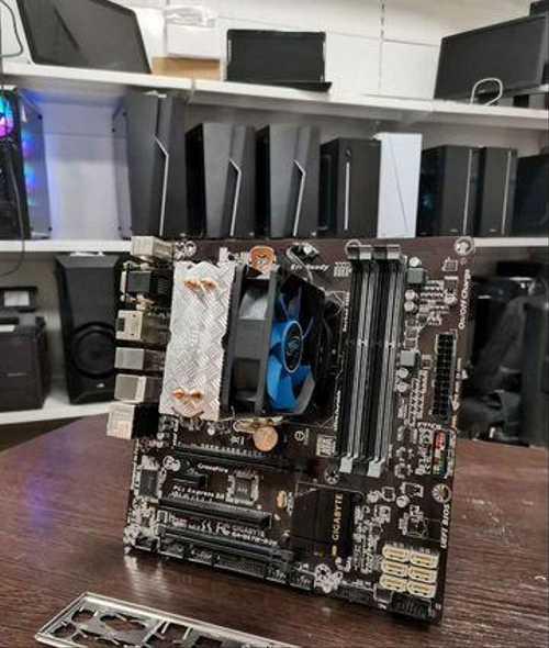 Связка Gigabyte Q87 + i5-4590 + башня Deepcol