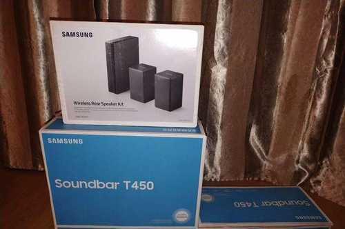 Саундбар Samsung T450 + акустика SWA-8500s
